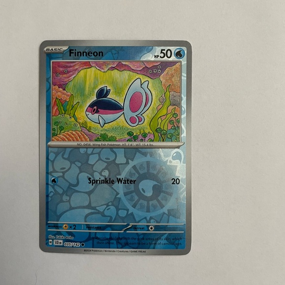 Pokemon | Toys | Finneon Pokemon Card Stellar Crown Reverse Holofoil 35 ...